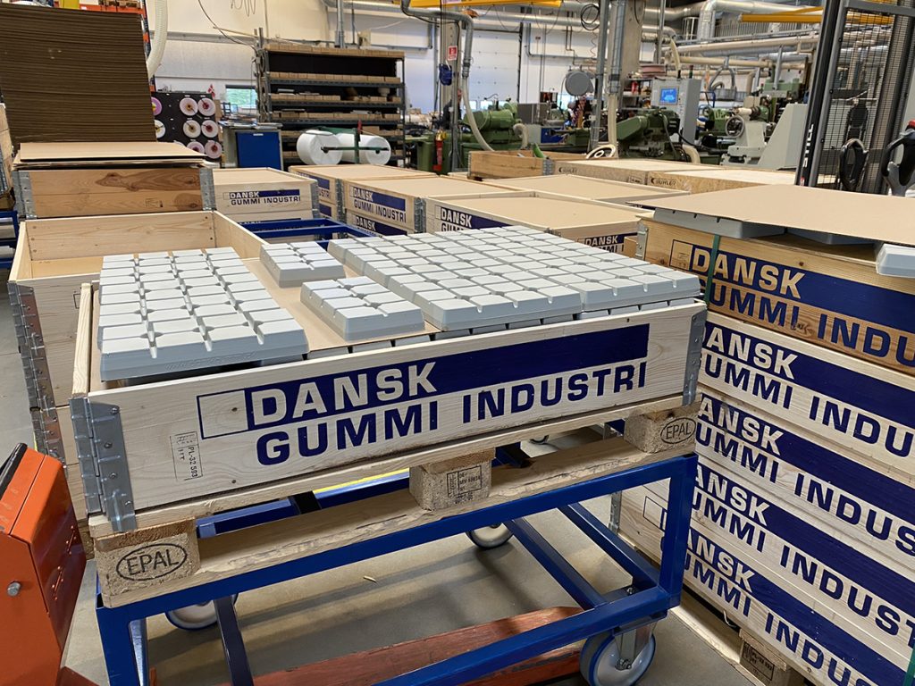 PRO-PADs ready for shipment - Dansk Gummi Industri A/S